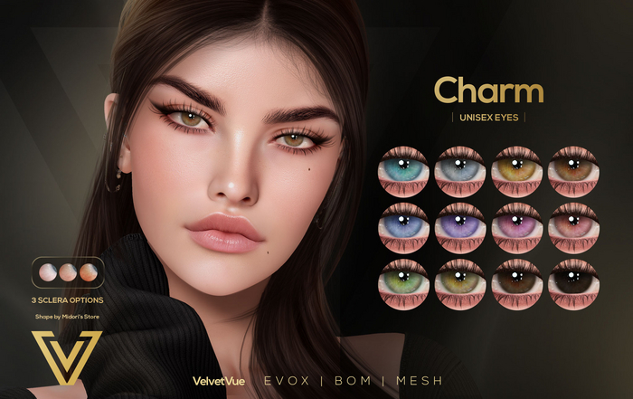 Second Life Marketplace - [ VelvetVue ] Charm Eyes